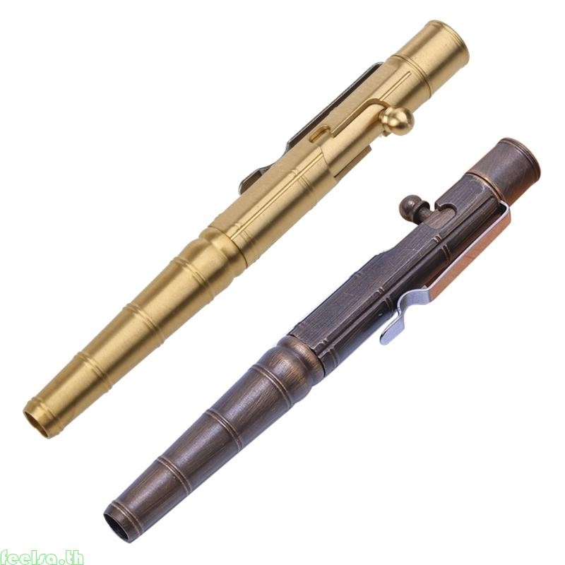 Feela Retro Bamboo Node Bolt ประเภทปากกา Cool Bolt ปากกา Smooth Writing ...