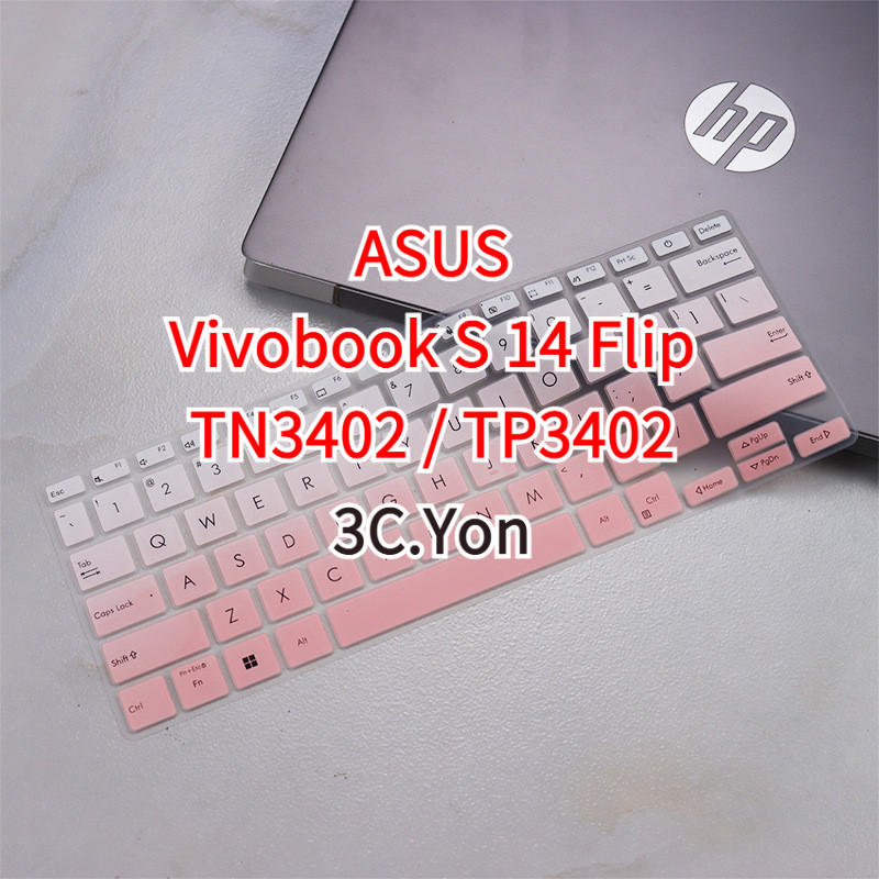 ASUS Vivobook S 14 Flip TN3402 TP3402 คีย์บอร์ดกันลื่น 14 นิ้วแล็ปท็อป ...