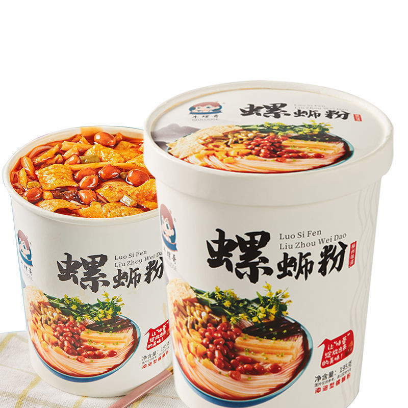 [บะหมี่หอยทากน้ําตา] บะหมี่หอยทาก Niu Luoge Liuzhou ชนิดชง 195g Shoot ...