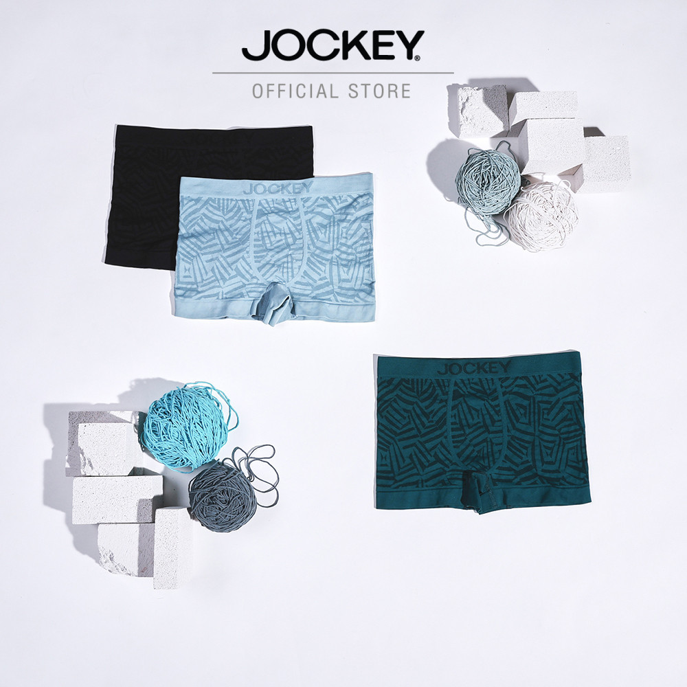 JOCKEY UNDERWEAR กางเกงในชาย SEAMFREE FASHION รุ่น KU 1209F TRUNKS | Shopee Thailand