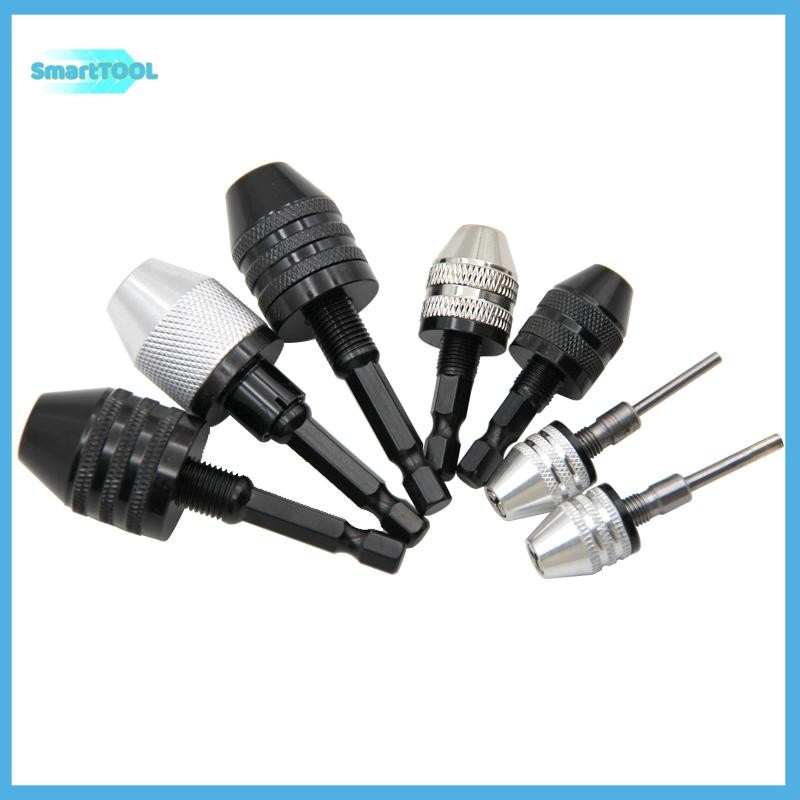 UTZN> เจาะ Chuck Keyless ไขควง Impact Driver Adaptor ไฟฟ้า Micro Motor ...