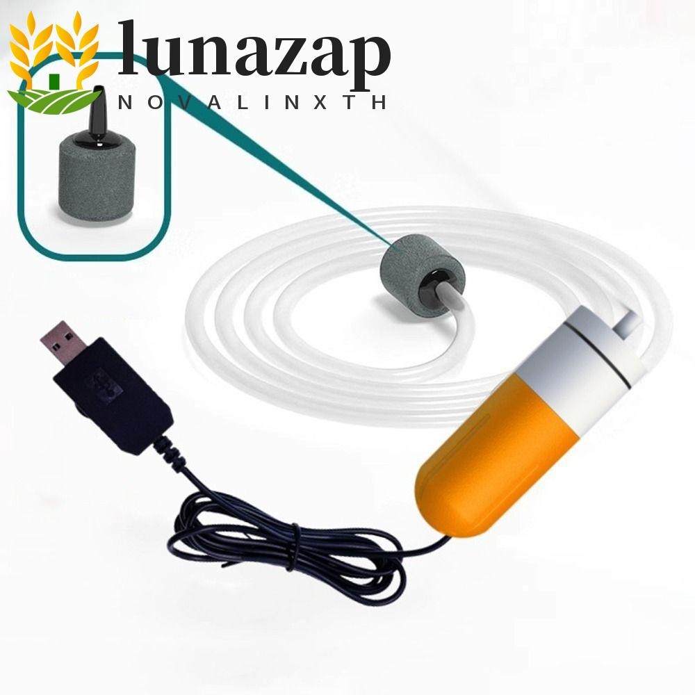 LUNAZAP Air Compressor Aerator,แบบพกพาUSBชาร์จAquariumออกซิเจนปั๊มลม ...
