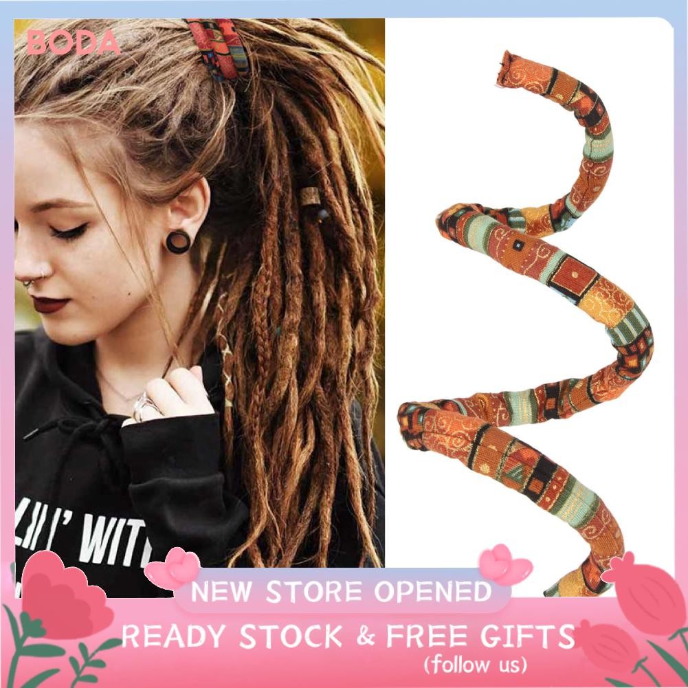 Boda Boda Dreadlocks Hair Tie Spiral Lock ปรับได้อย่างปลอดภัยสำหรับงาน ...