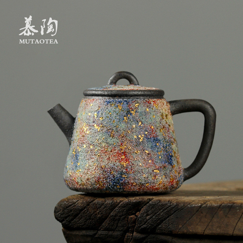 Mu Tao Mine หินขนาดใหญ่ที่มีสีสันหม้อลอย Wood-fired Pure Hand-Made สโตน ...