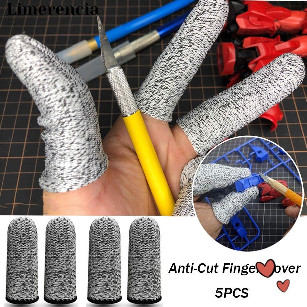 IFFINE 5 ชิ้น Anti-Cut Finger Cover Workplace อุปกรณ์ความปลอดภัยสวนหยิบ ...