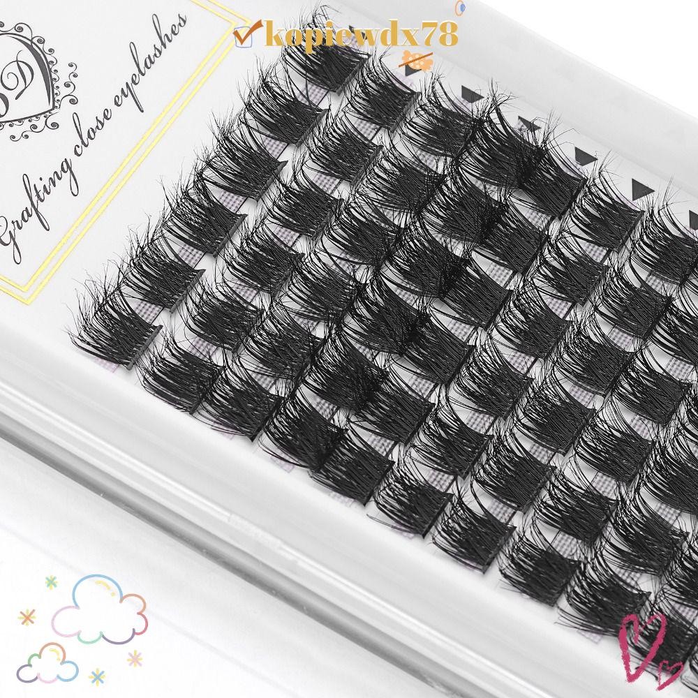 KOPIEWDX ส่วนบุคคล Cluster Lashes, Soft Fluff Faux Mink Lash Clusters ...