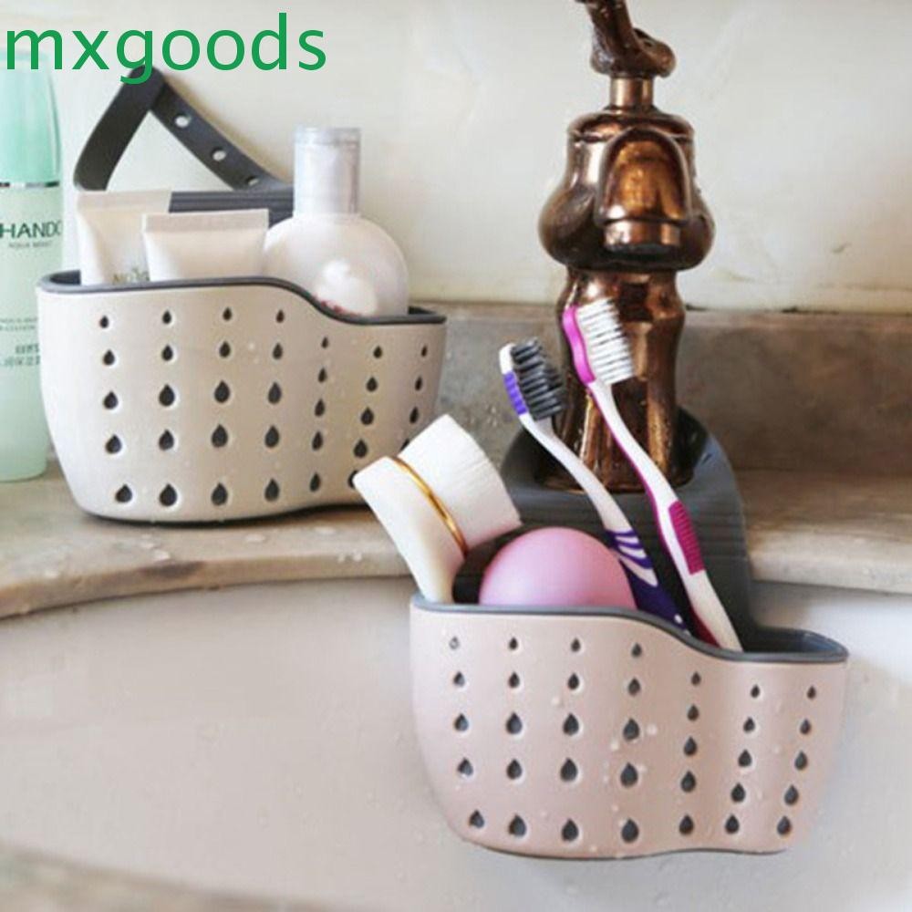 MXGOODS ตะกร้าท่อระบายน้ําอเนกประสงค์หนาครัวออแกไนเซอร์สบู่ไม่พรุนแขวนตะกร้าอ่างล้างจาน | Shopee ...