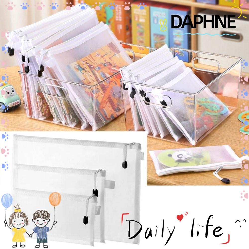 DAPHNE กระเป๋าเก็บเอกสาร, กระเป๋าเก็บตาข่าย A4/A5/A6, นักเรียนกระเป๋า ...