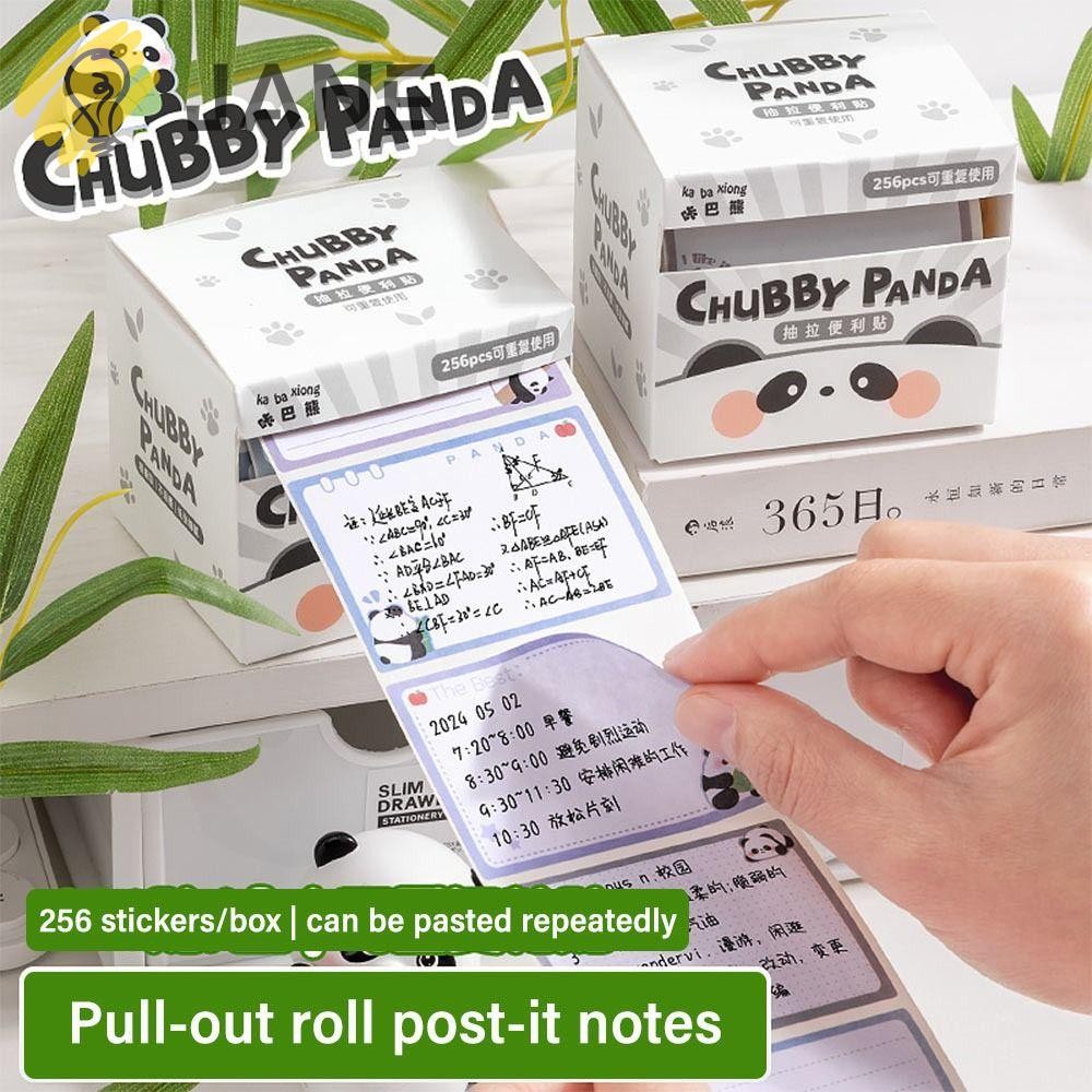 JANE 256 ชิ้น/เซ็ต Sticky Note, Multifunctional Pull-out Design Memo ...