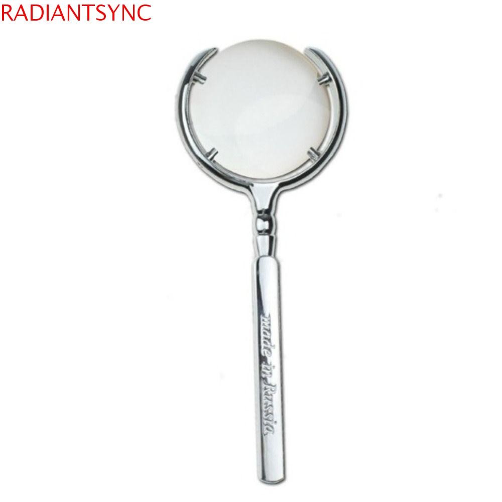 RADIANTSYNC แว่นขยาย, ที่จับโลหะงานฝีมือโลหะแว่นขยายแบบใช้มือถือ, องค์ประกอบแสง 8X อ่านแว่นขยาย ...