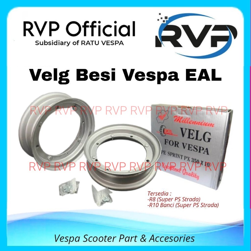 EAL Vespa Super Strada Sprint PS PX Exclusive ขอบเหล็ก Excel | Shopee ...