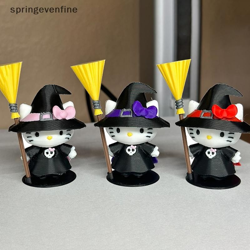Springevenfine แม่มด Hello Kitty รูปปั้น Kawaii อะนิเมะรูปคอลเลกชัน ...