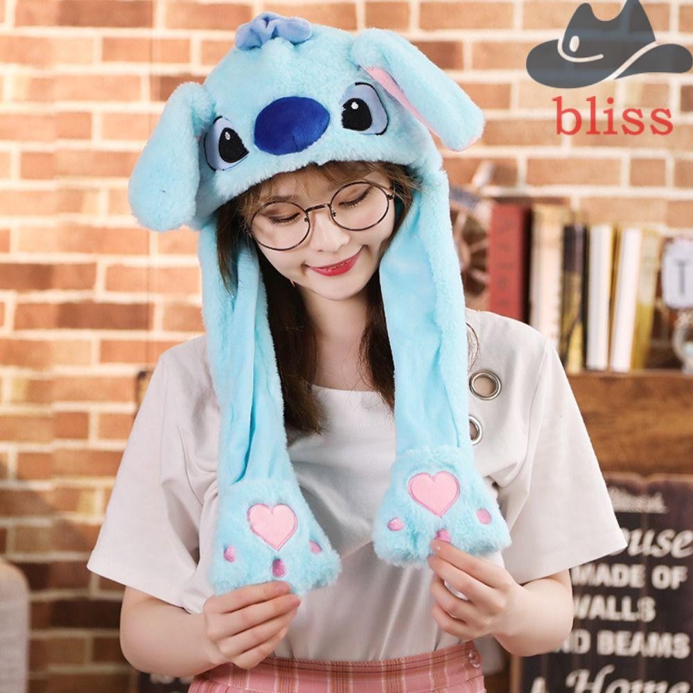BLISS กระโดดขึ้นหมวก, Stitch และ Kuromi Creative Plush My Melody หมวก ...