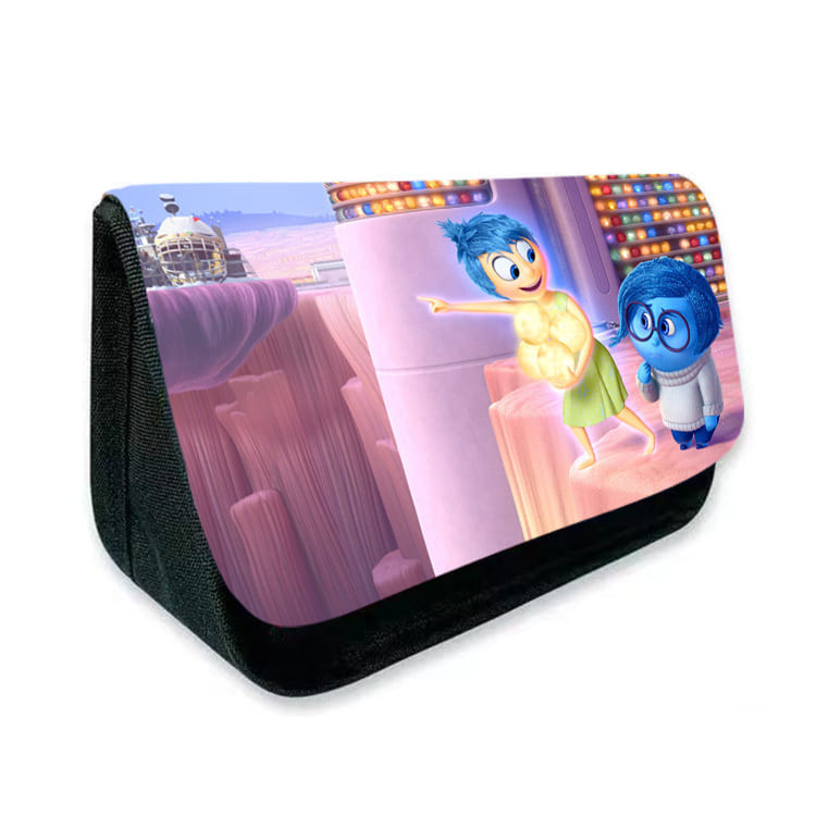 Inside Out Triangle Double-Layer Flip Pencil Case for Boy/girl Best 3D ...