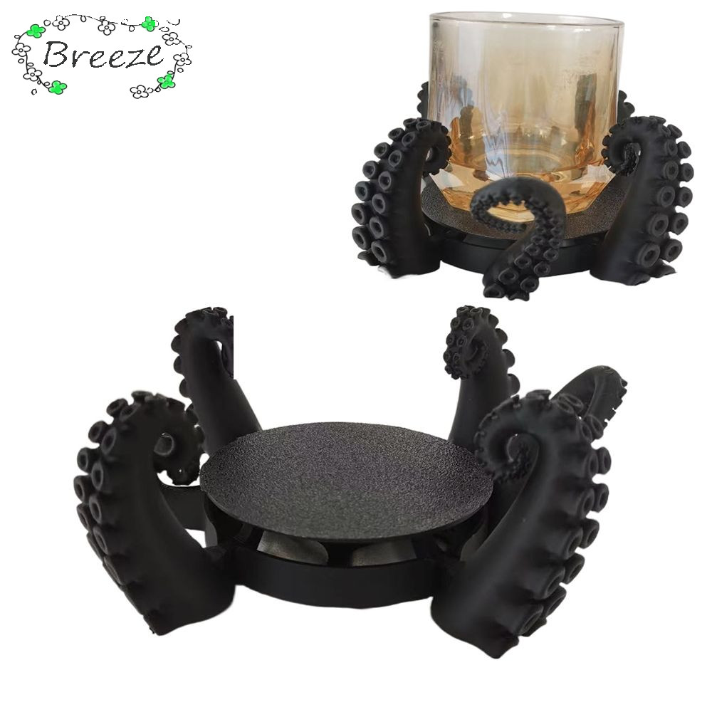 BREEZE ที่รองแก้วชา, Octopus Feet ฉนวนกันความร้อน Octopus Coasters ...