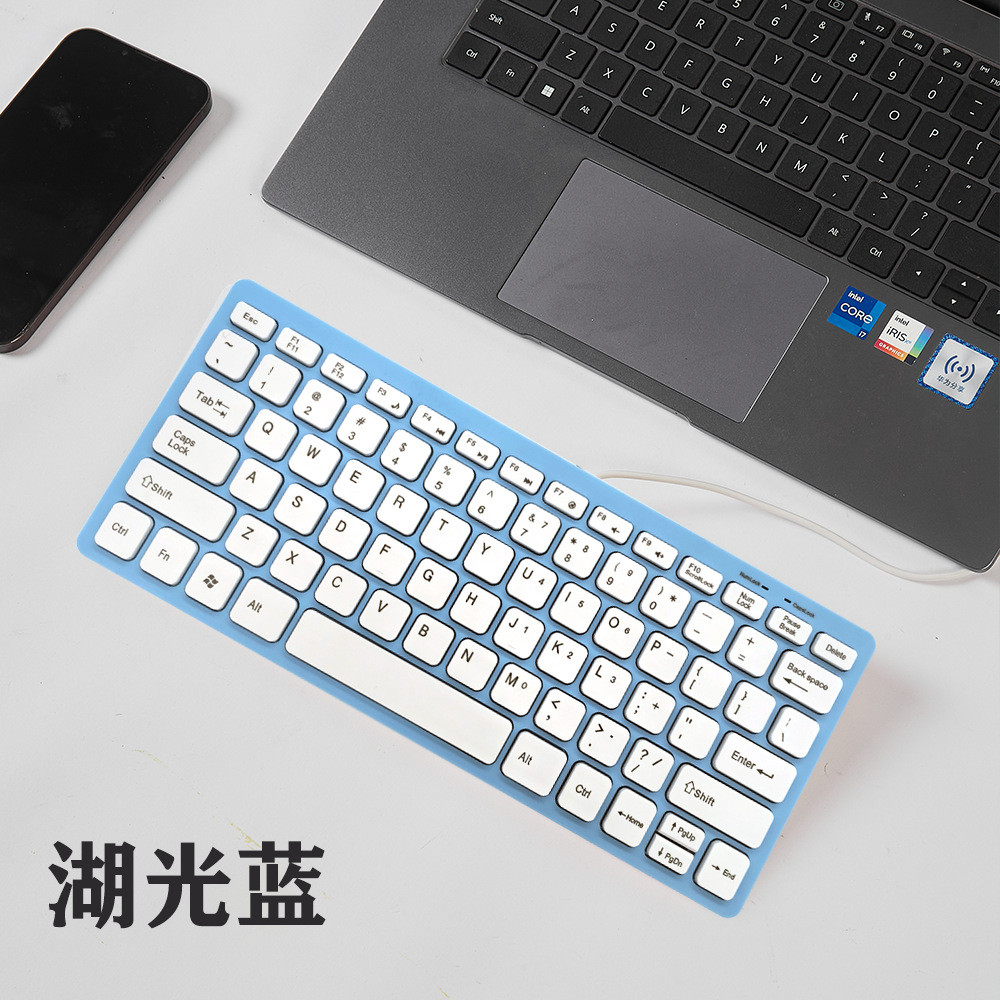 Unisex K1000 Mini Chocolate Keyboard 78-Key Set Notebook Desktop ...