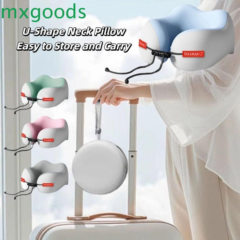 MXGOODS หมอนรองคอรูป U พกพาสะดวก ระบายอากาศได้ดี น้ำหนักเบากะทัดรัดสำหรับคนเดินทาง | Shopee Thailand