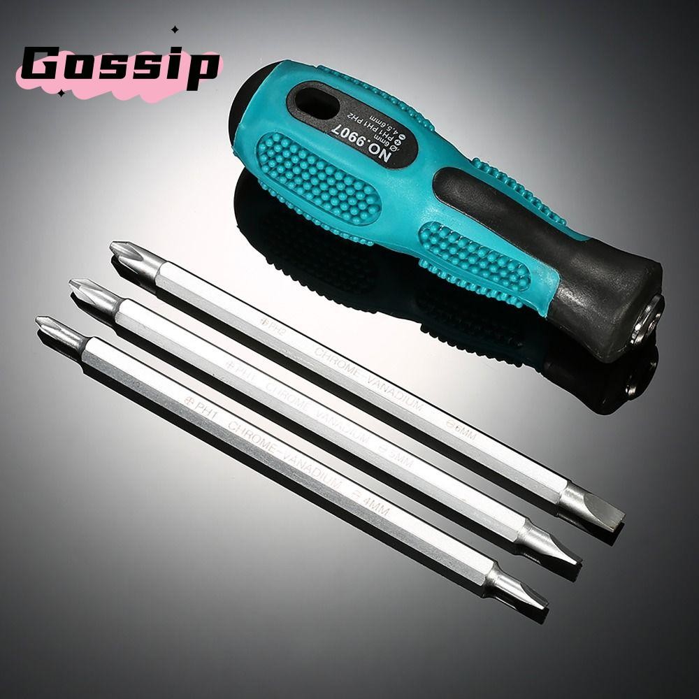 GOSSIP Slotted Drivers, Magnetic Professional Driver Set Ergonomic Easy ...