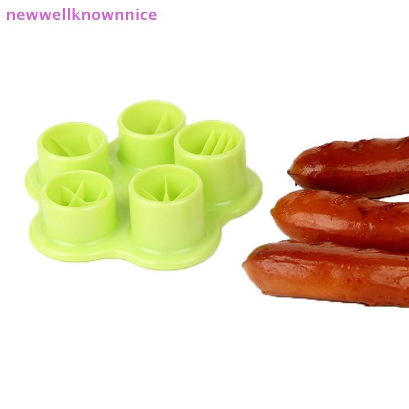 Newwellknownnice 5 in 1 ดอกไม้ Crab Octopus สไตล์ Ham ไส้กรอกตัด ...