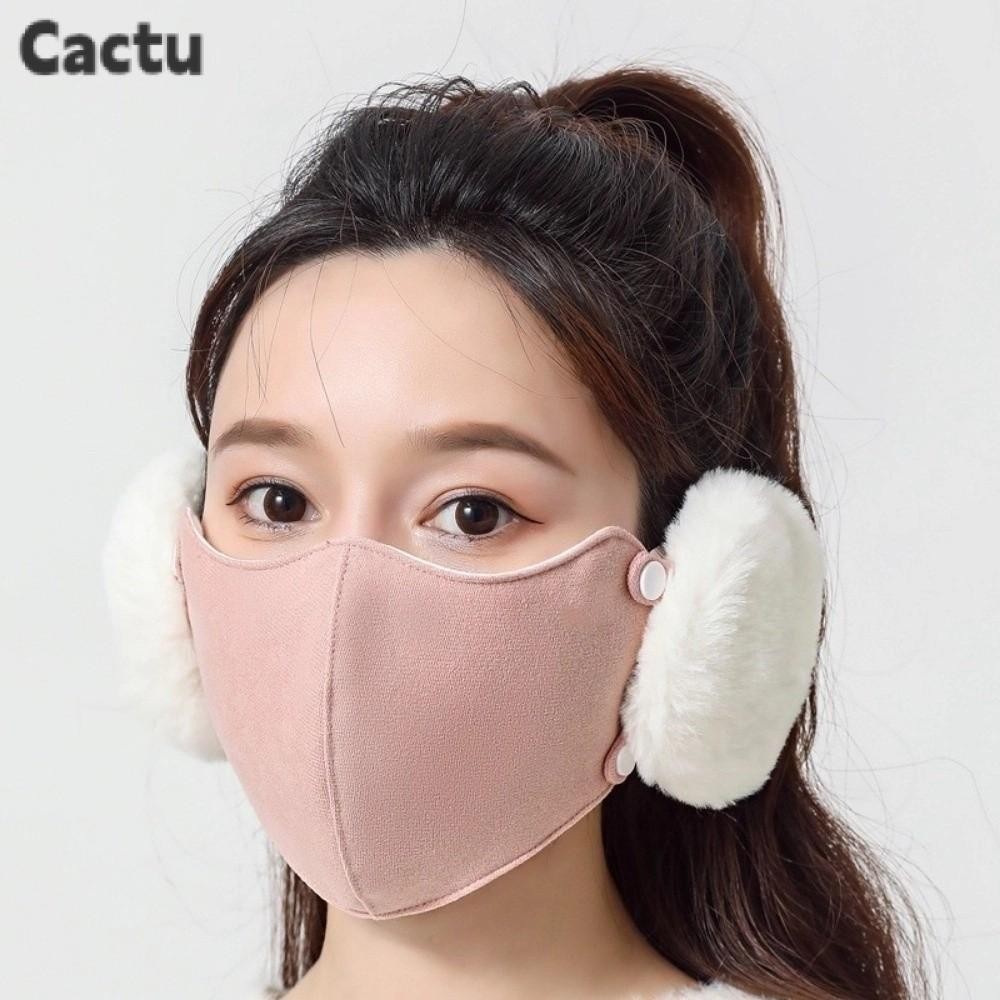 Two-in-One Earmuff สำหรับฤดูหนาว กันลมProtect หู มีขนแกะถอดได้ ใช้งาน ...