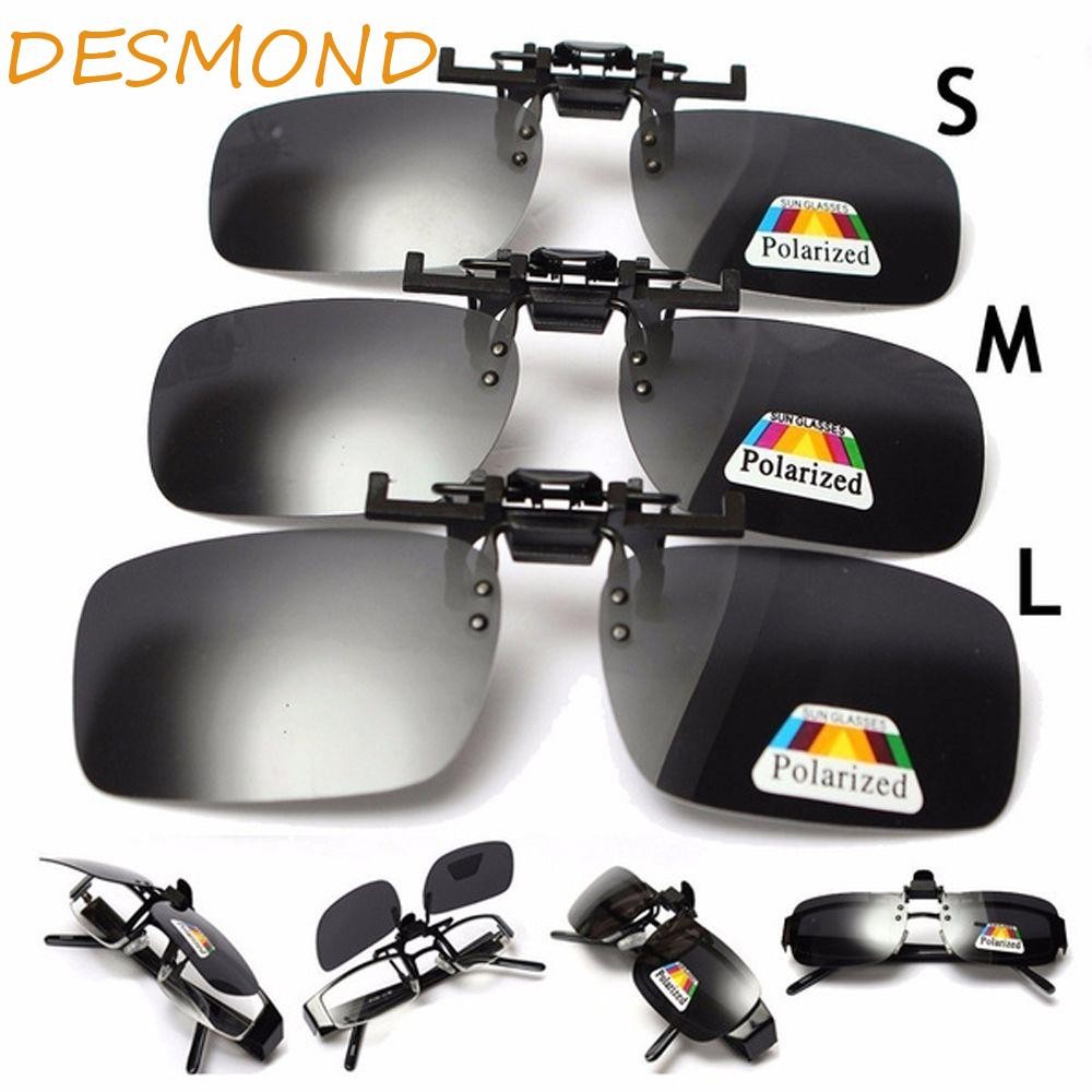 DESOMND แว่นตาโพลาไรซ์แฟชั่น สำหรับกลางแจ้งและตกปลา มีฟังก์ชันคลิปออน ...
