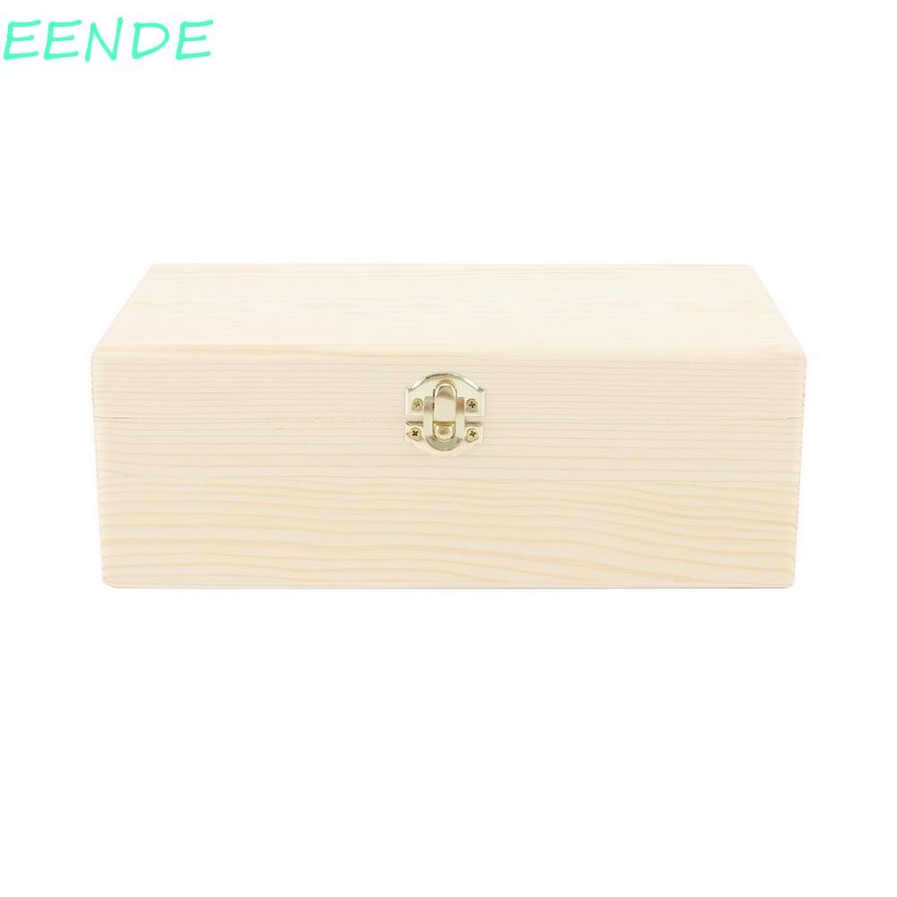 EENDE กล่องไม้โบราณ Retro Organizer Storage ของขวัญวินเทจสร้อยคอเครื่อง ...