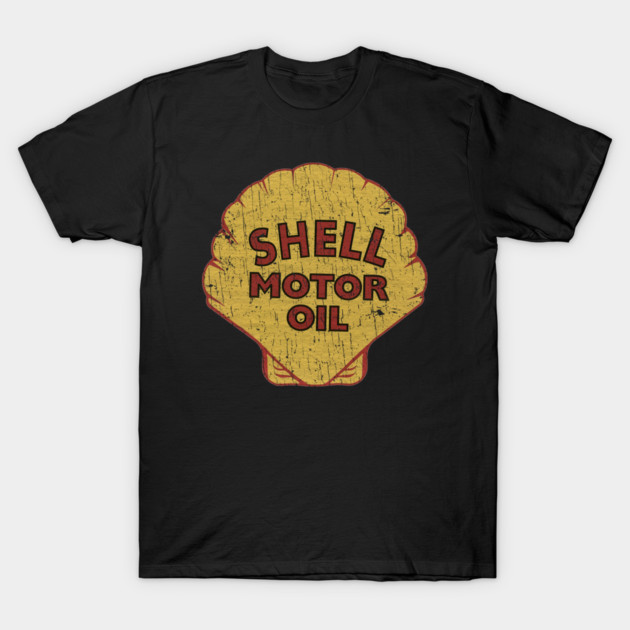 เสื้อยืด Vintage Vintage - Shell Motor Oil T-Shirt แท้ Cotton 100% S ...