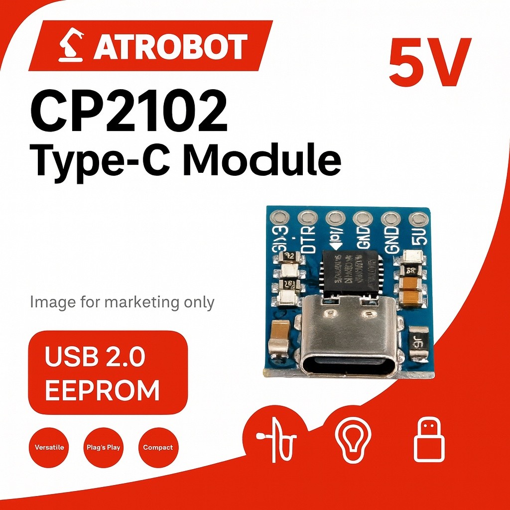 CJMCU CP2102 Type-C USB to UART โมดูล 6-Pin TTL สำหรับดาวน์โหลด STC ...
