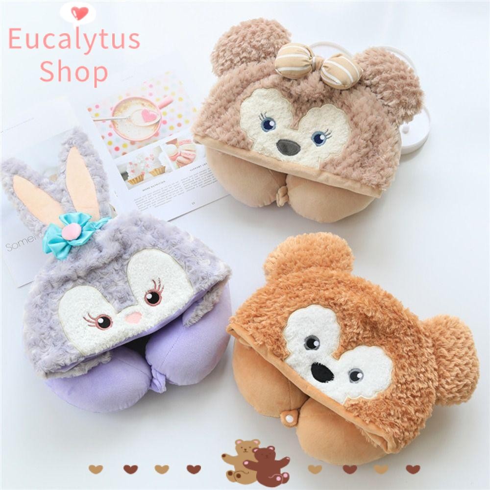 EUCALYTUSS หมอนเดินทางมีฮู้ดการ์ตูน, Noon Break Neck Sleeping Cushion ...
