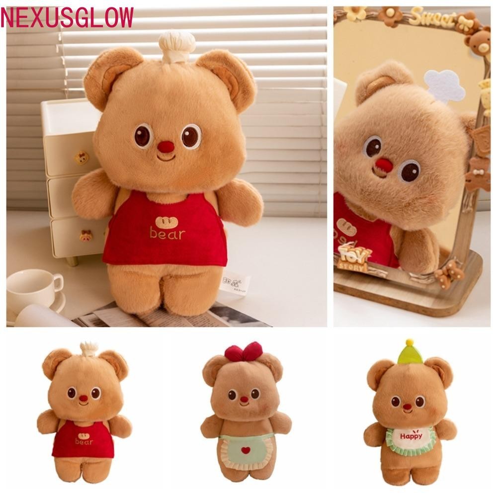 NEXUSGLOW Thailand Butter Bear Doll, Soft PP Cotton Butter Bear Plush ...