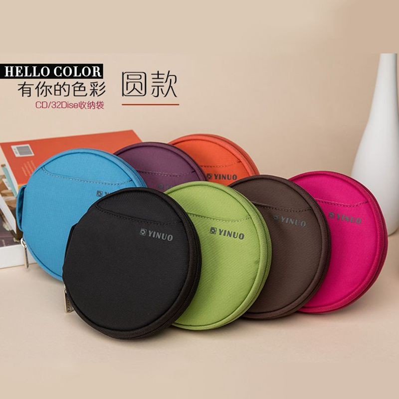 Eno CD Storage Box CD Bag DVD Disc Bag ความจุขนาดใหญ่ Car Disc Bag 32 ...
