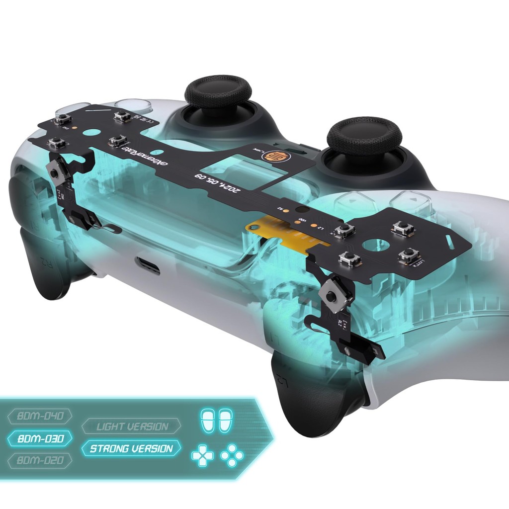 รุ่นที่แข็งแกร่งทั้งคลิกชุดสําหรับ PS5 Controller BDM-030 ไหล่ Face ...