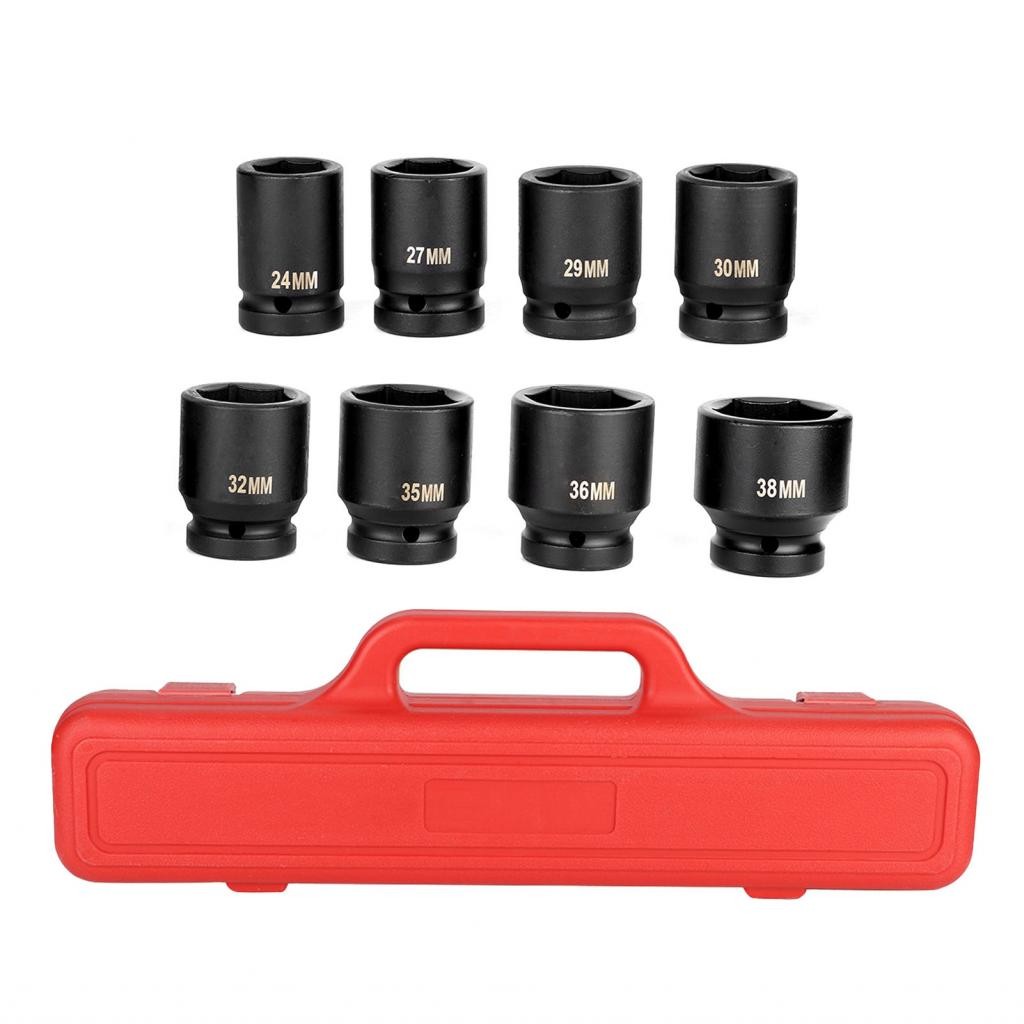 Topfree-th ทั่วไป 8pcs Impact Socket Set Set Chrome Steel Steel ...
