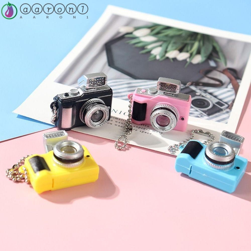 AARON1 กล้องไฟฟ้า Luminous Key Chain, LED พร้อมกล้องเสียงกุญแจรถ ...