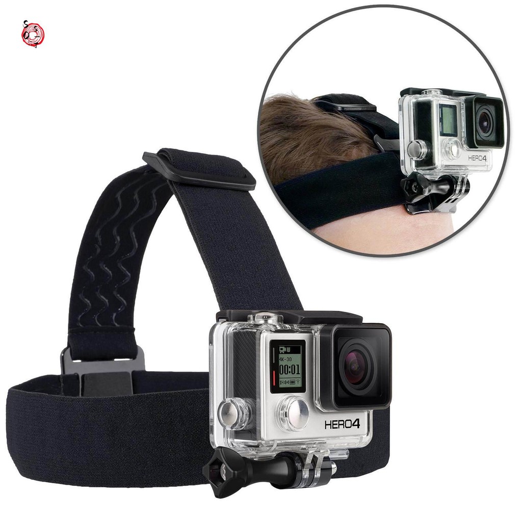 Universal Head Strap Mount สําหรับ GoPro SJcam Eken Yicam กล้องแอคชั่น ...