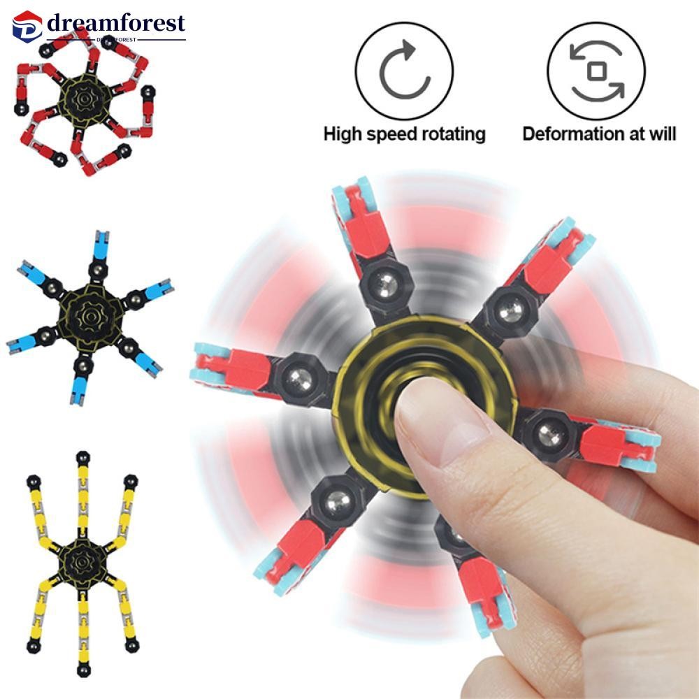 DFS Finger Spinner Mechanical ปลายนิ้ว Spinner ความเครียดบรรเทาของเล่น ...