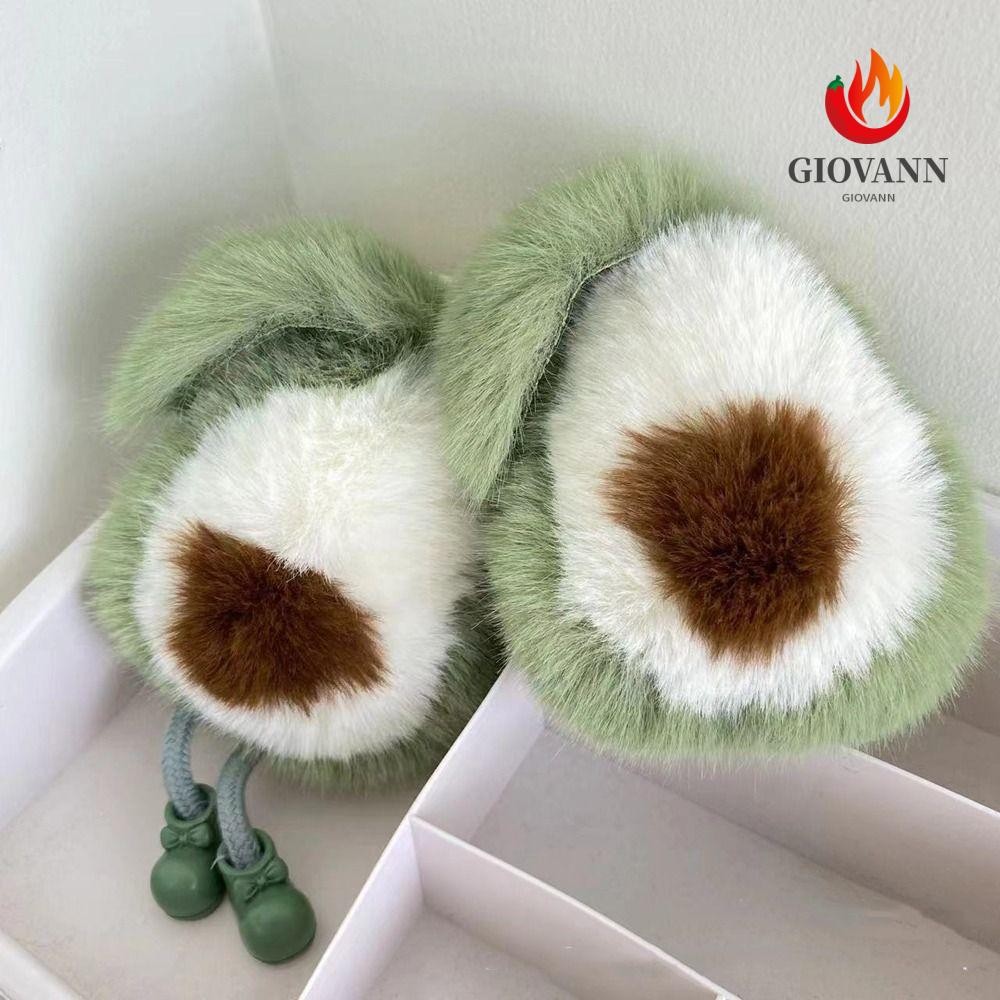 GIOVANNI Key Holder Keyring Creative Plush Ball ของเล่น Avocado แหวน ...