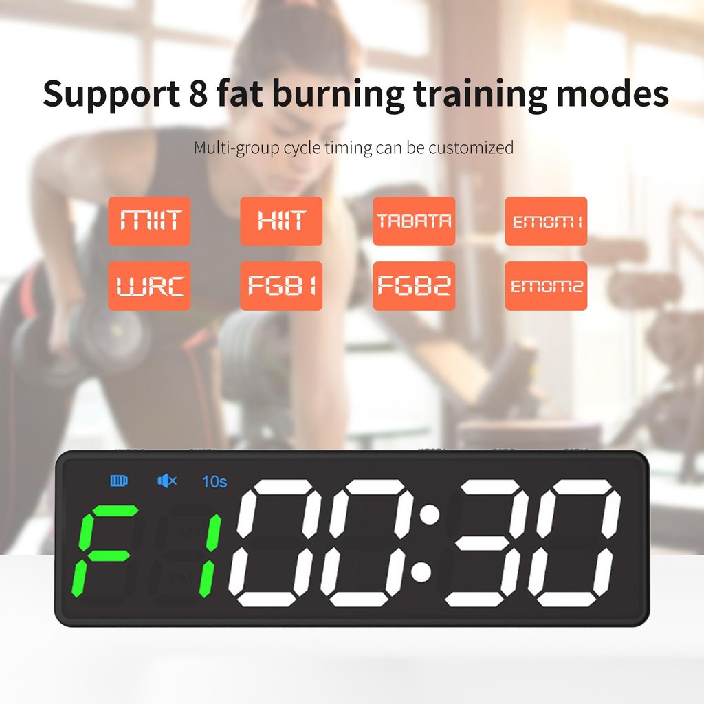 นาฬิกาจับเวลาออกกำลังกาย LED Interval จาก arutoxalc เหมาะสำหรับใช้ในฟิตเนส หรือออกกำลังกาย ...