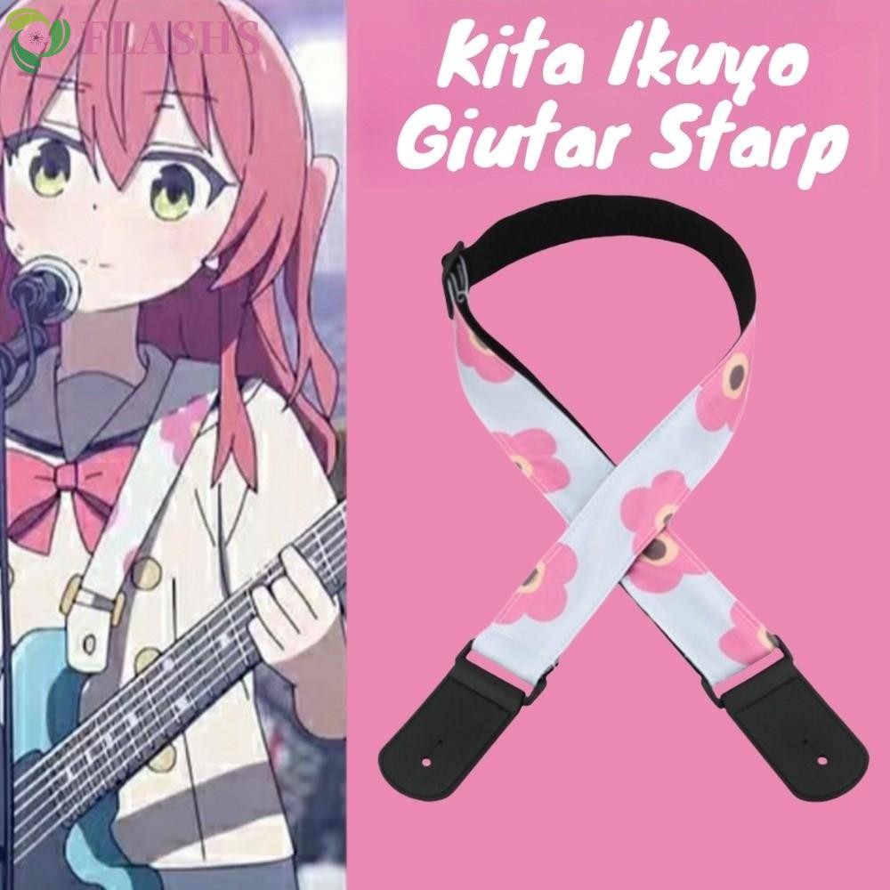 FLASHSYN Yamada Ryo Bass Strap, Guitarhero Flowers Bocchi The Rock ...