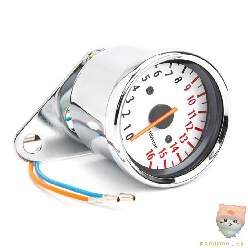 Moon Professional 1 6W รถจักรยานยนต์ Tachometer Speedometer Retro ...