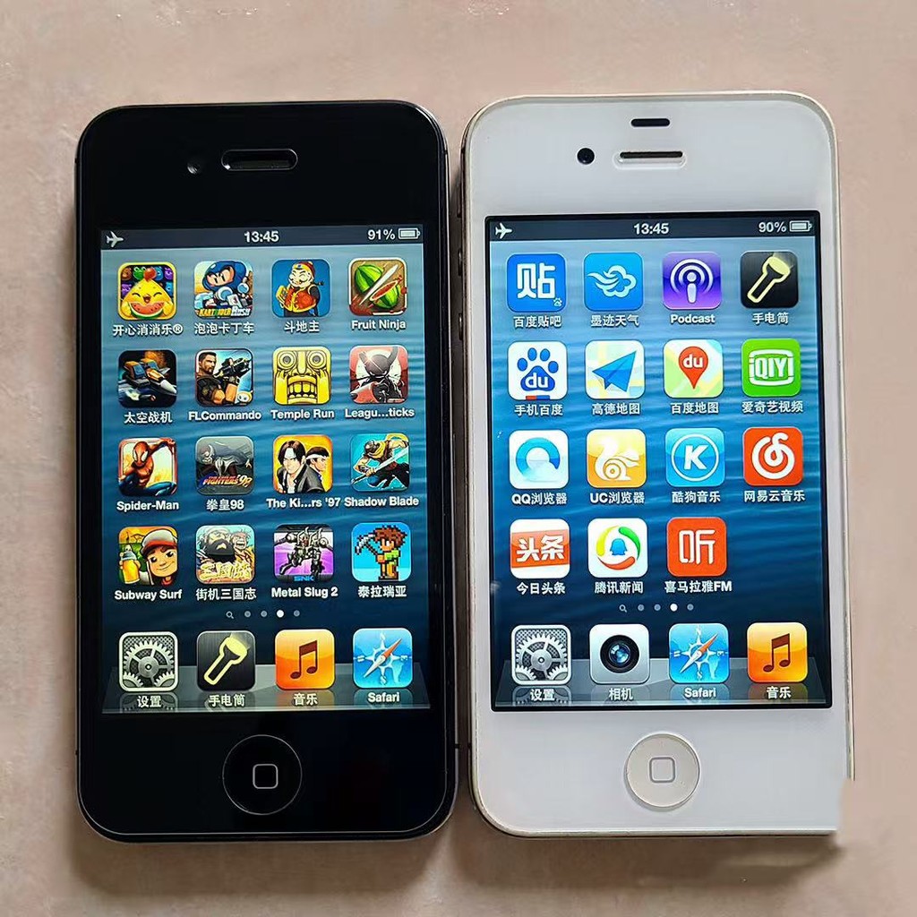 Phone4/4S 16GB/32GB/64GB ปลดล็อคสมาร์ทโฟนมือสองเวอร์ชันสากล รับประกัน ...