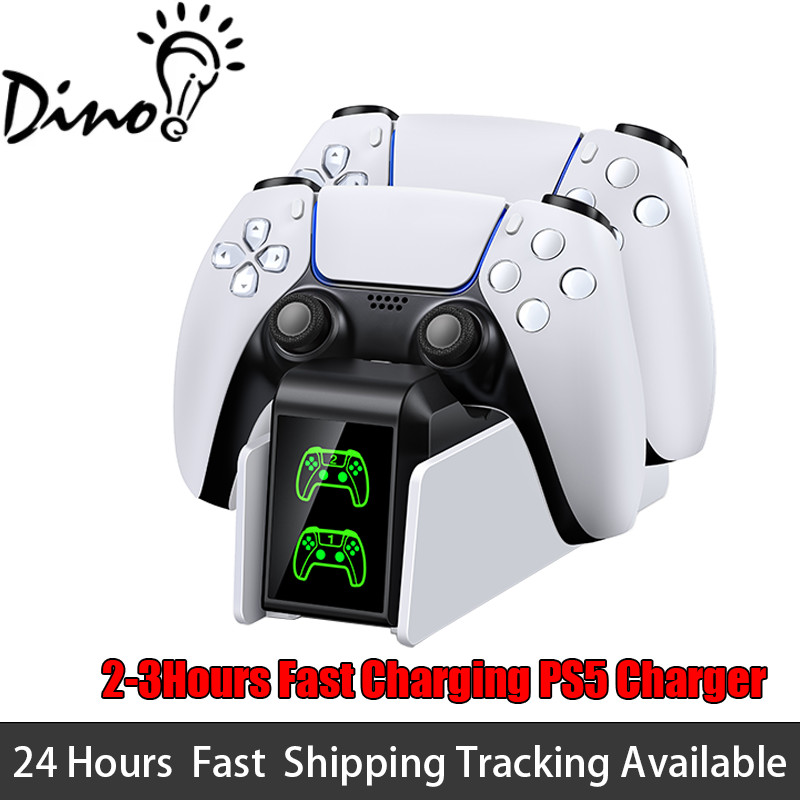 FC400 PS5 Controller Charger ไฟ LED Dual Stand Charger Dock PS5 ...