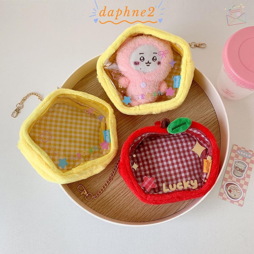 กระเป๋าใส่เหรียญและตุ๊กตา Daphnes แบบหลายทางเลือก ป้องกันฝุ่น พร้อมสาย ...