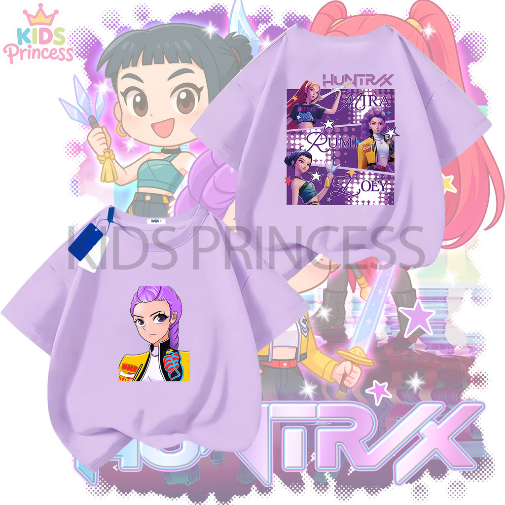 COD (จัดส่งตลอด 24 ชั่วโมง) Kpop Demon Hunters ผ้าฝ้าย 100% เสื้อเชิ้ต ...