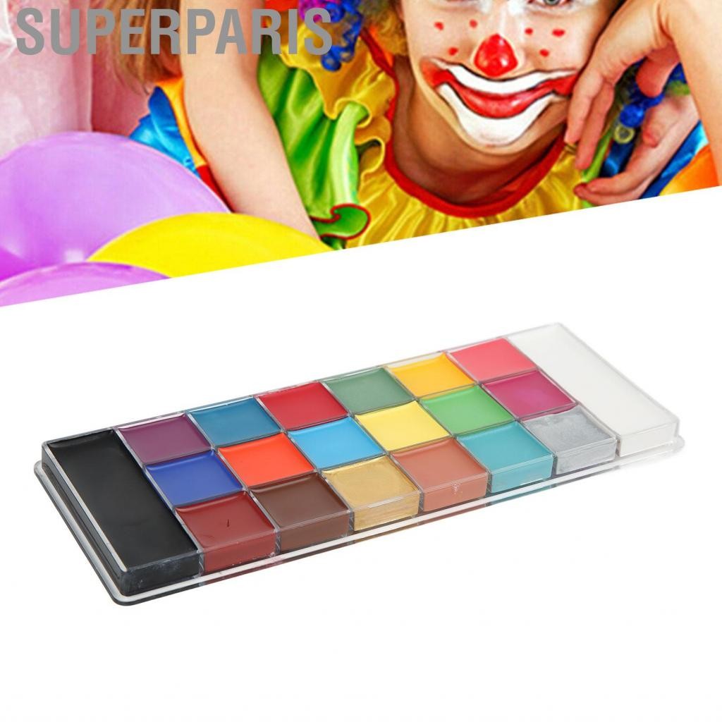 Superparis Pail Paint Makeup Palettes สีสดใสวาดภาพสำหรับการแสดงเวที ...