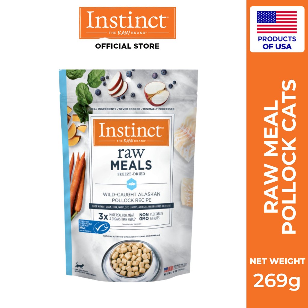 Instinct Raw Meals Alaskan Pollock Cats 255g | Shopee Thailand