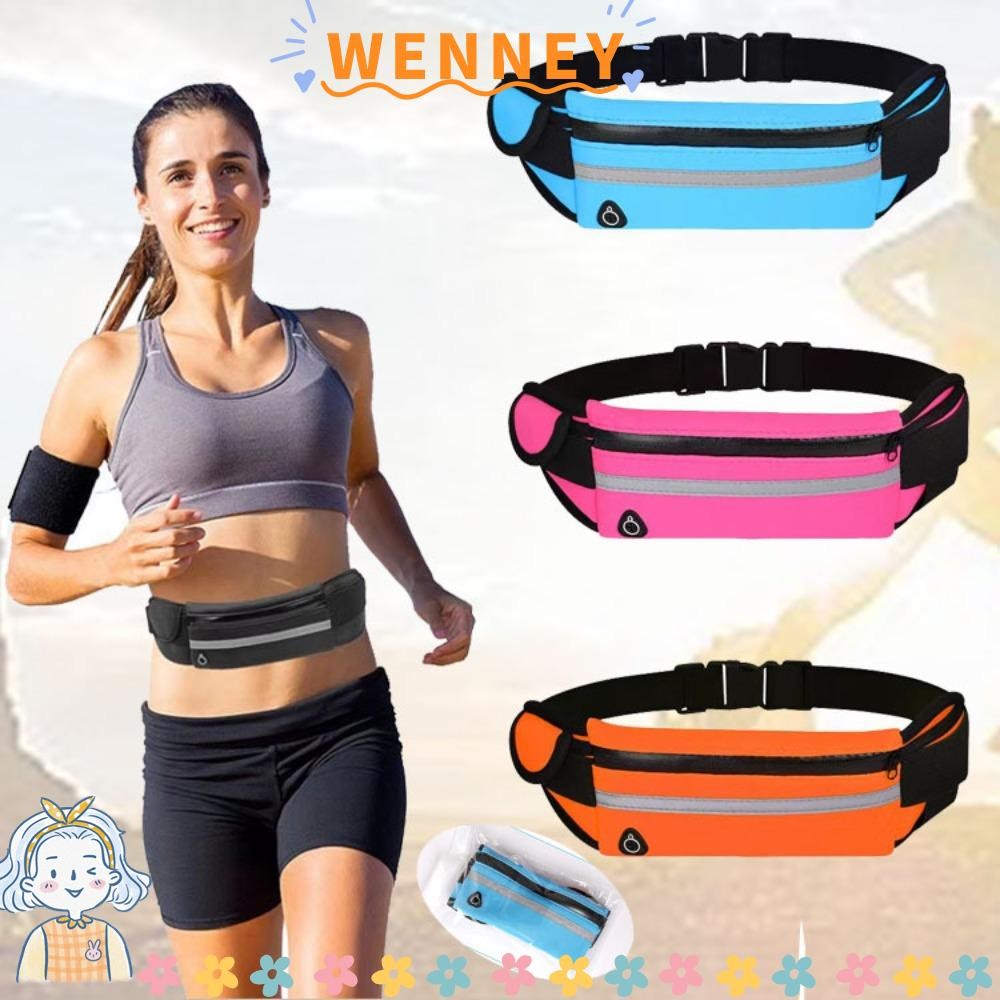 WEY Fanny Pack, กระเป๋าคาดเอวพร้อมที่วางมือถือ, ทำจาก.Canvas สำหรับ ...