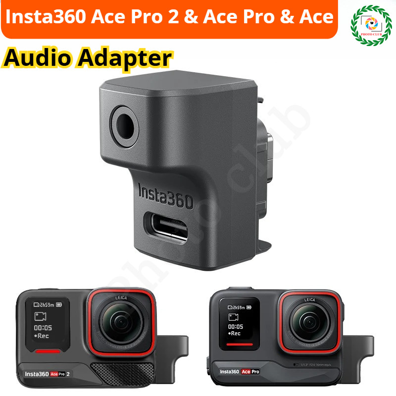 อะแดปเตอร์เสียงสําหรับ Insta360 Ace Pro 2 / Ace Pro / Ace อุปกรณ์เสริม ...