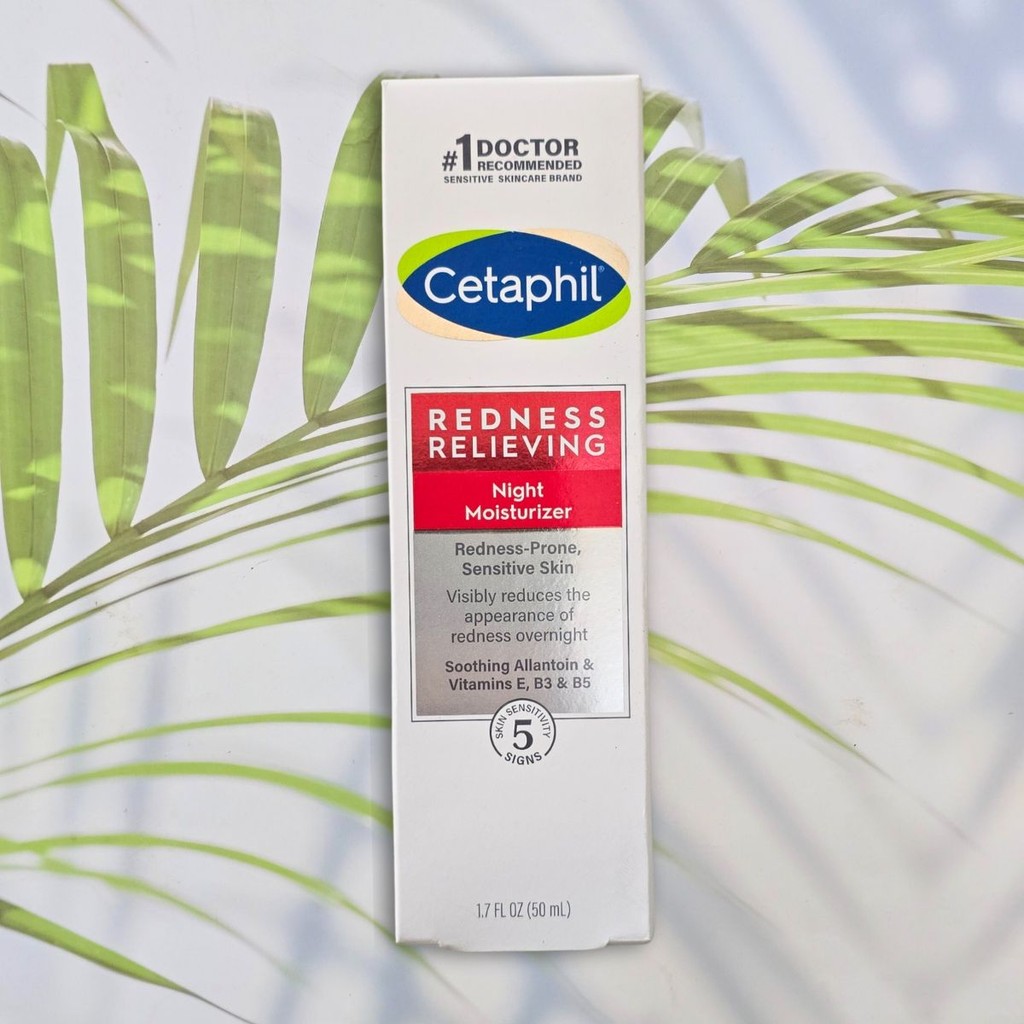 (Cetaphil®) Night Moisturizer Redness Relieving Redness-Prone Skin 50 g ...