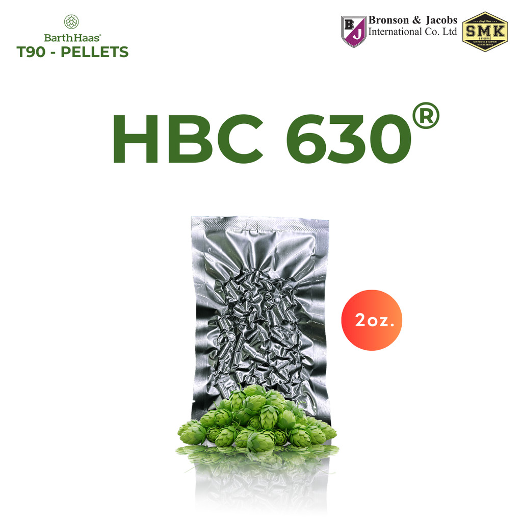 HBC 630® 2oz.(US) HOPS T-90 BARTH HAAS : 2oz. AA :14.2% Cy : 2024 ฮอปส์ ...